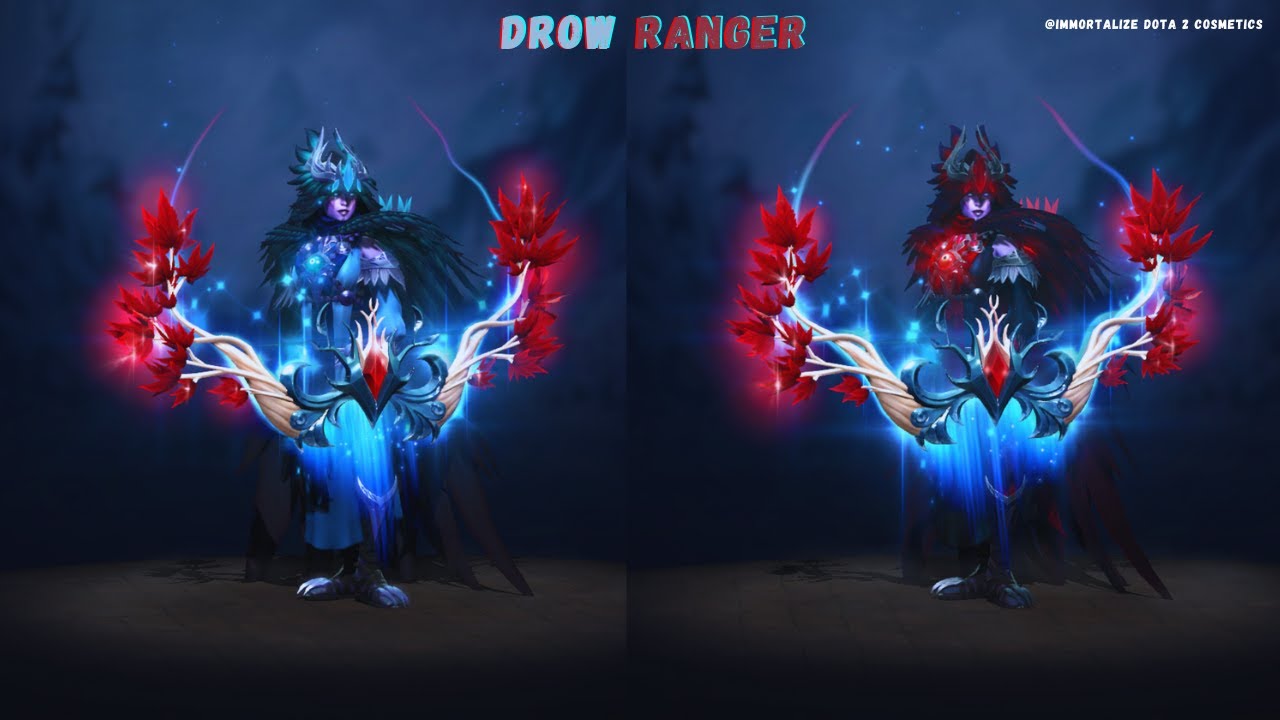 Arcana Cache Set ️Drow Ranger. - YouTube