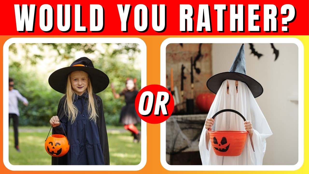 Would You Rather: Halloween Edition! 🎃👻 - YouTube