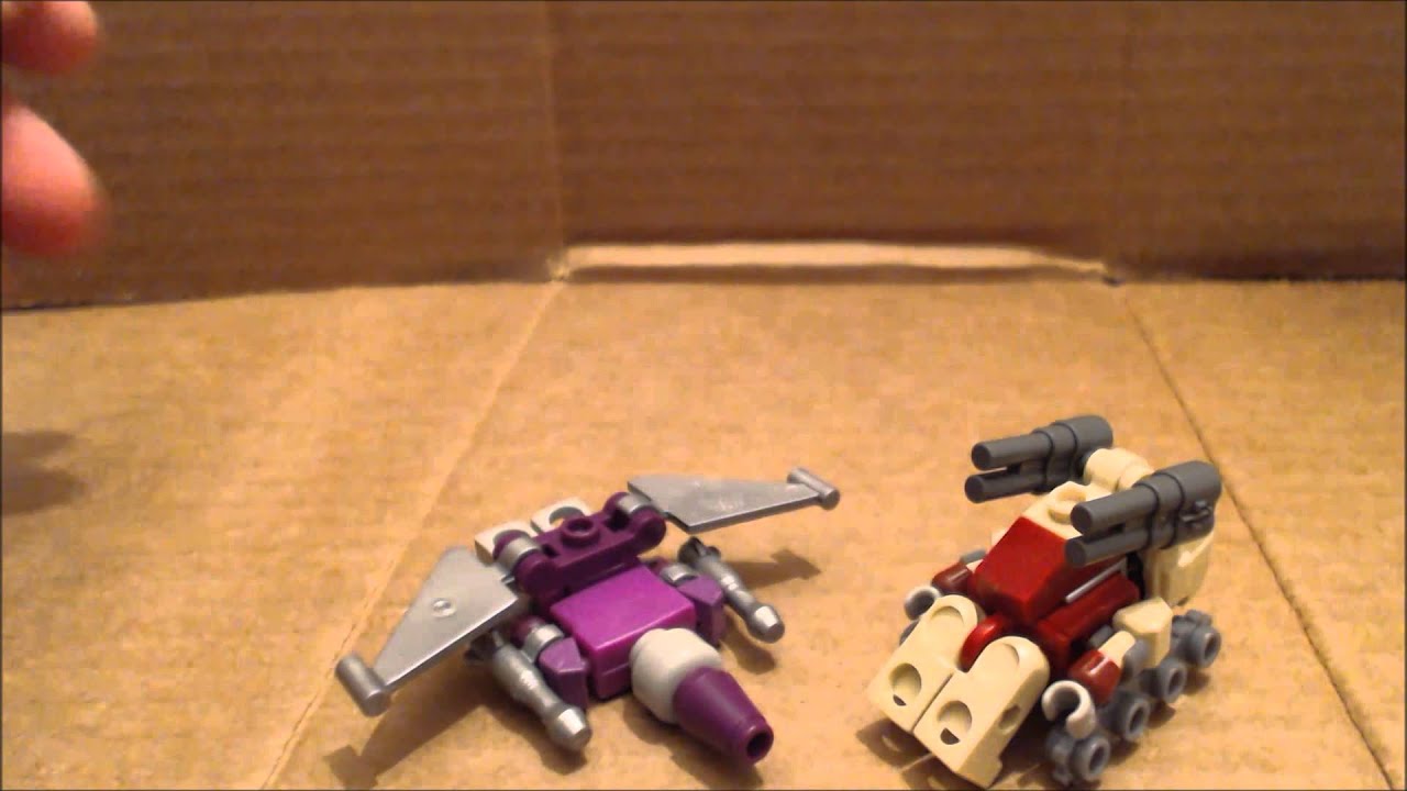 Chuck Builds Transformers Kreo Micro Changers Cyclonus and Demolishor ...
