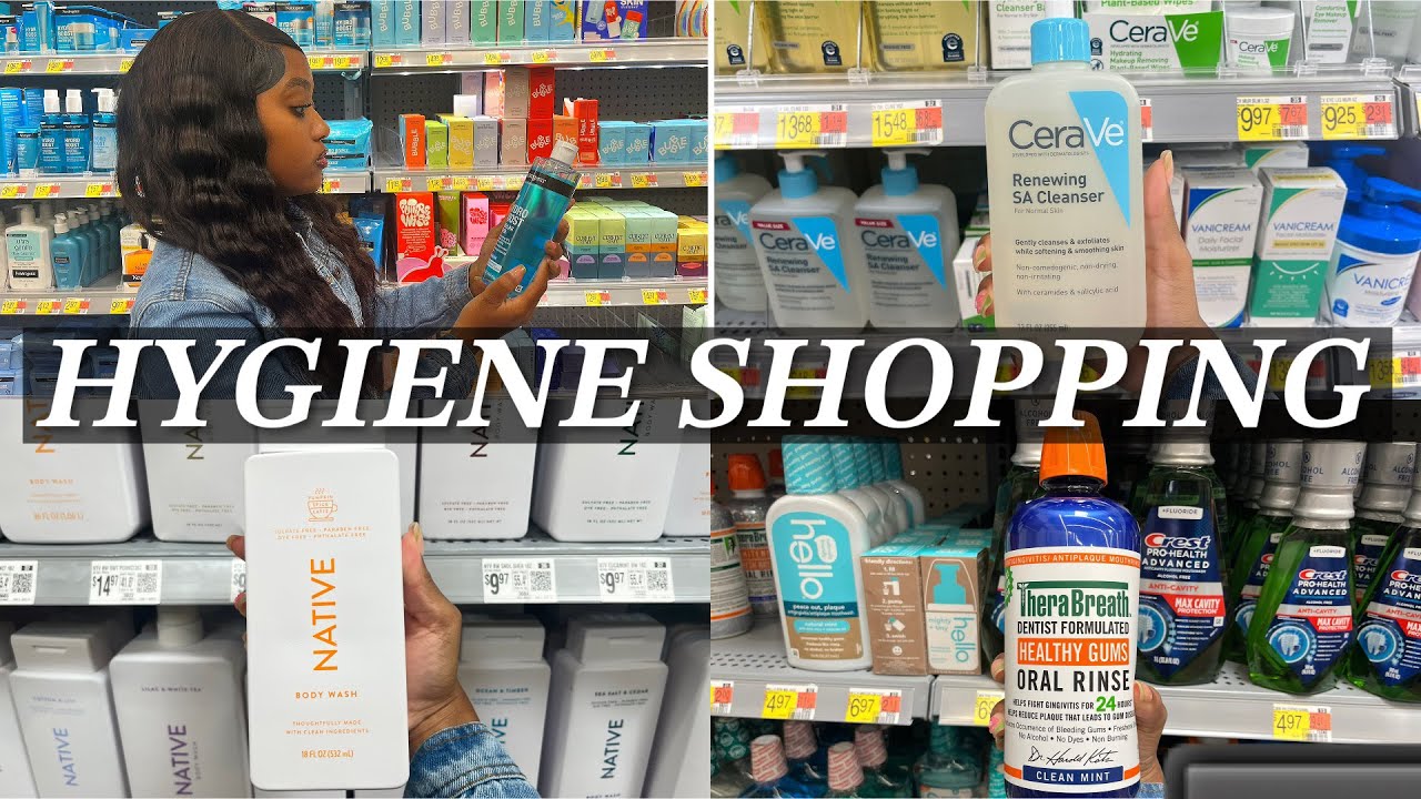 Hygiene shopping vlog + haul - YouTube