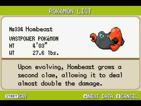 COMPLETE POKÉMON ULTRA FIRE RED XD POKÉDEX - YouTube