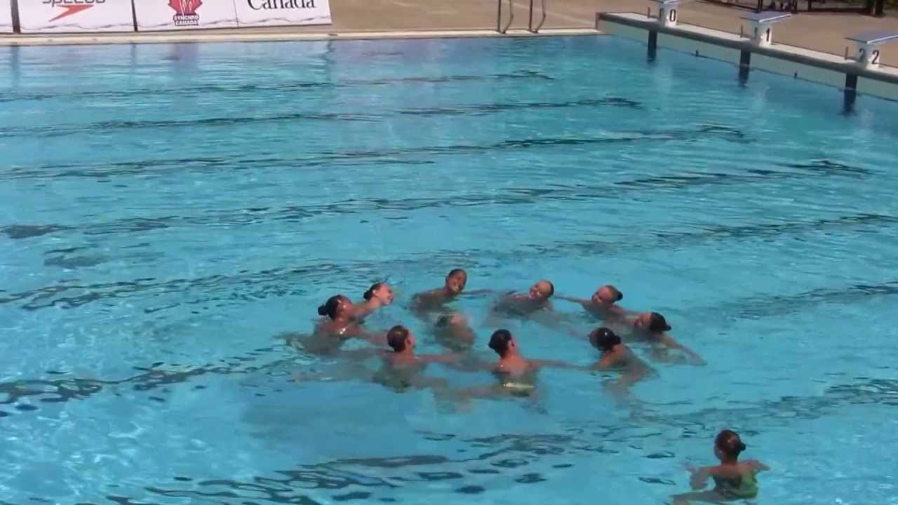 10 bis bis Équipes canadiennes de nage synchro 2013 démonstration - YouTube