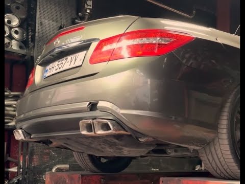 MERCEDES E550 5.5 V8 KUMANDALI PERFORMANS EGZOZ SEPETİ KİTİ 🔥