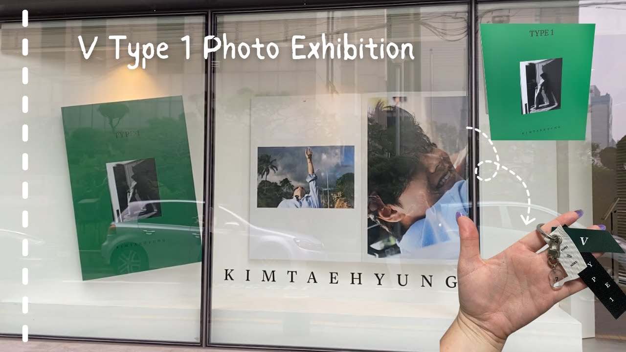 V Type 1 Photo Exhibition Seoul 📸💜 - YouTube