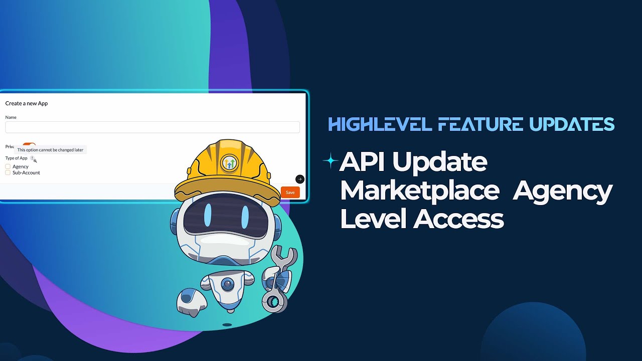 API Update Marketplace Agency Level Access - YouTube