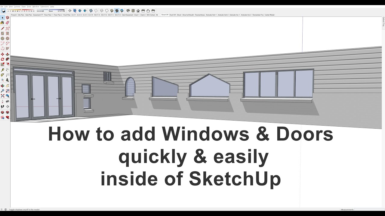 Windows and door plugin for Sketchup Q&A Live inside PlusSpec - YouTube