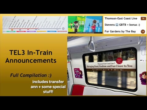 TEL3 In-Train Announcement Compilation (with transfer & bonus ...