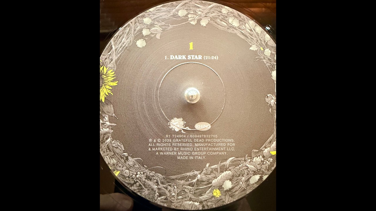 Dark Star (Grateful Dead) 21:24 (Hi Def Vinyl/ 24-bit audio/ 1080p ...