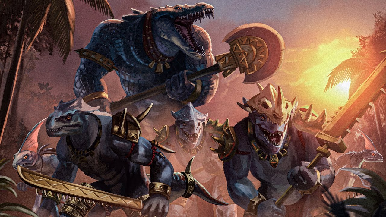 Dinosaurs, but with culture - Lizardmen Origins - Warhammer Fantasy ...