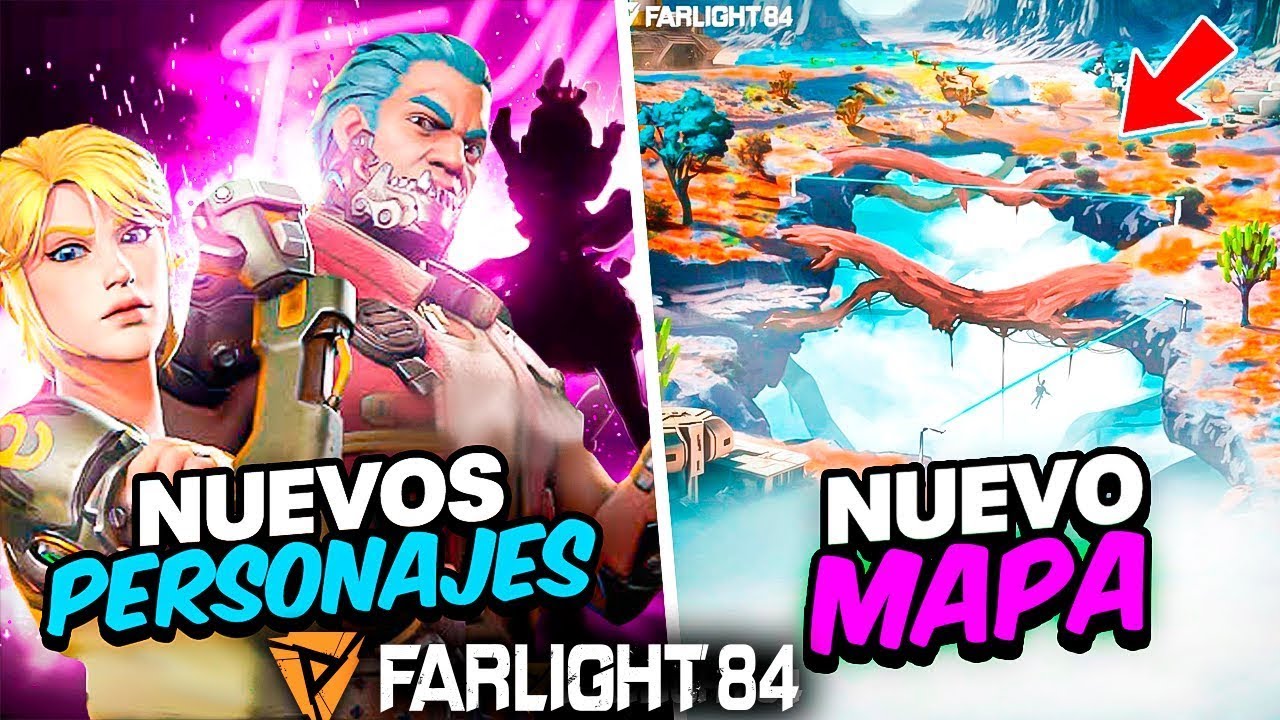 FARLIGHT 84 NUEVO MAPA🌎 Farlight 84 NUEVOS PERSONAJES🎧🎸CUANDO Se ...