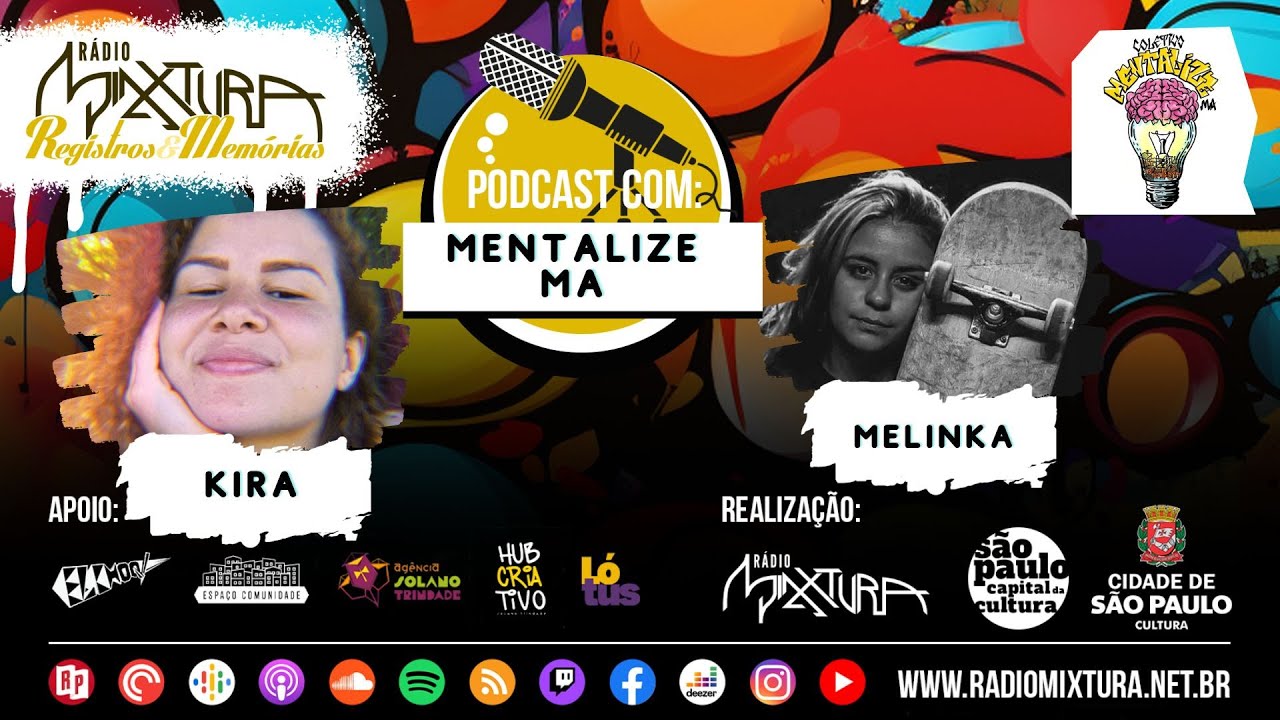 Podcast Mentalize M.A Kira conversa com Melinka na Rádio Mixtura - YouTube