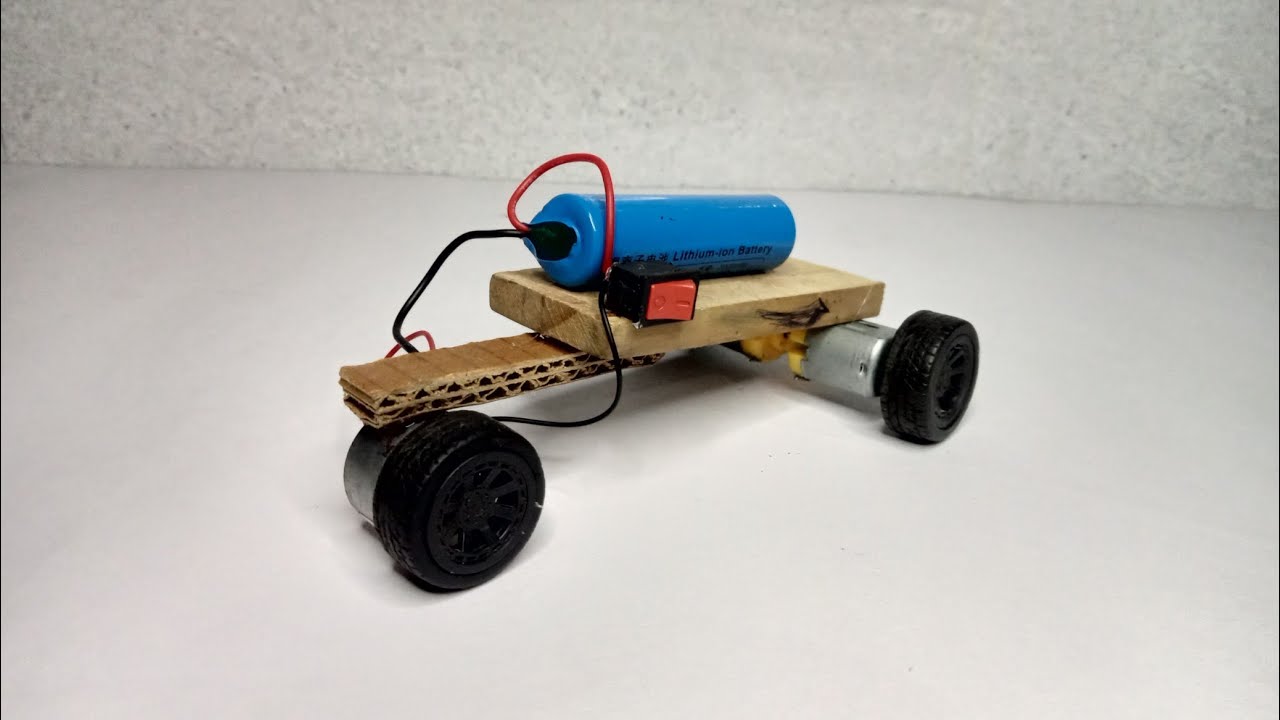 Dc Motor Car | science project - YouTube