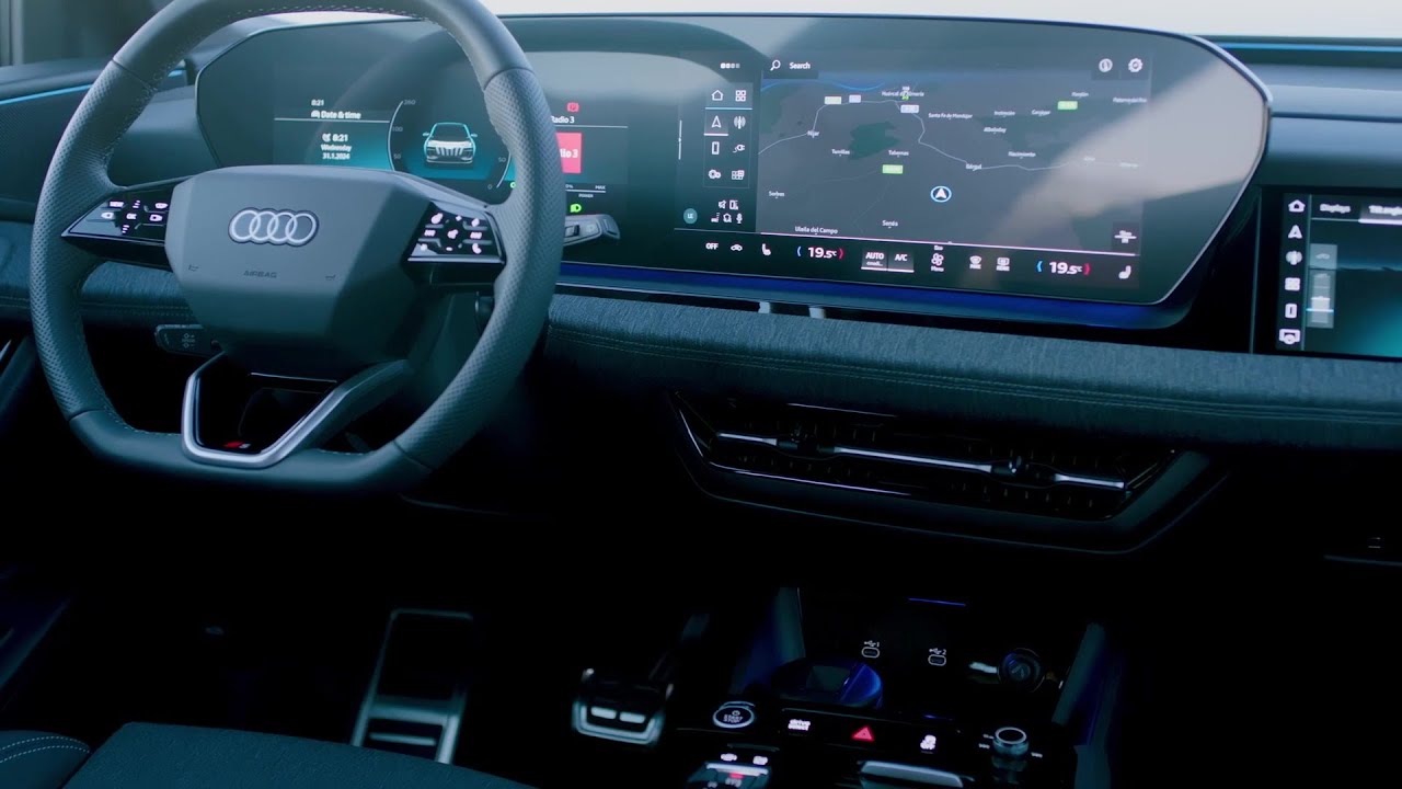 The new Audi Q6 e-tron Infotainment System - YouTube