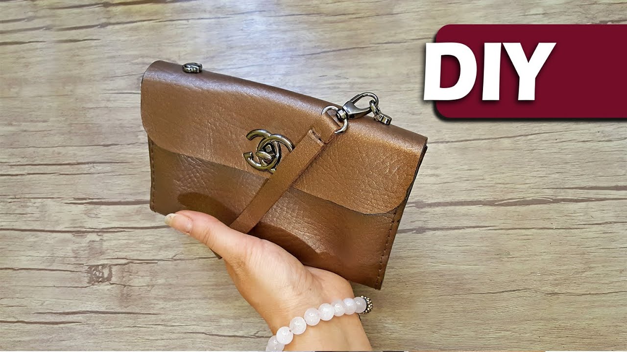 How to Make Leather Handbag // DIY - YouTube