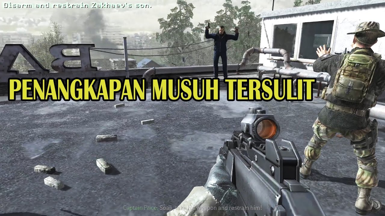 PENANGKAPAN MUSUH PALING DRAMATIS | GAME CALL OF DUTY MODERN WARFARE HD ...
