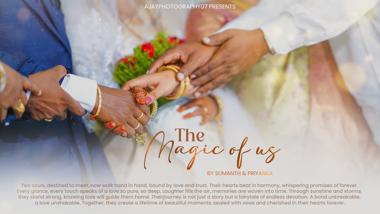 A Grand Christian Wedding Film | The Magic of us | Sumanth x Priyanka ...