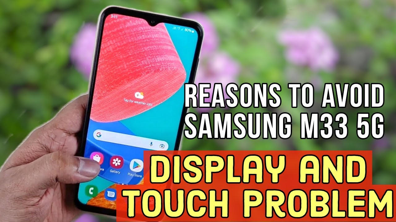 Samsung M33 5g display & touch problem you must check - YouTube