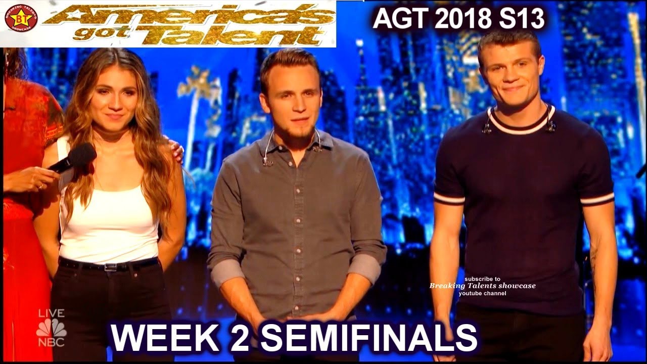 We Three sing FUN Original Song "Make Up" JUDGES DIVIDED Semi-Finals 2 ...