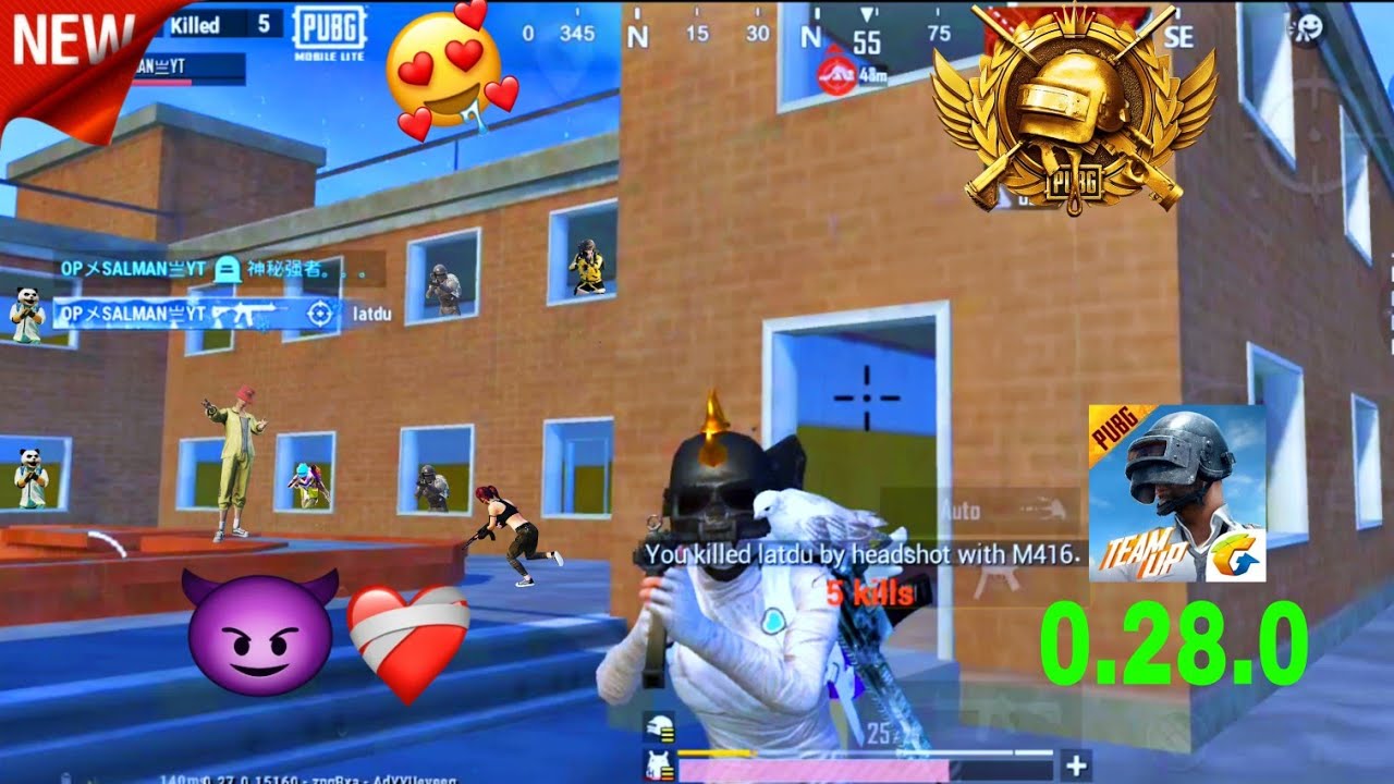 Finally New Update 0.28.0 🥰 |Pubg Mobile Lite | 60 FPS | FULL RUSH ...