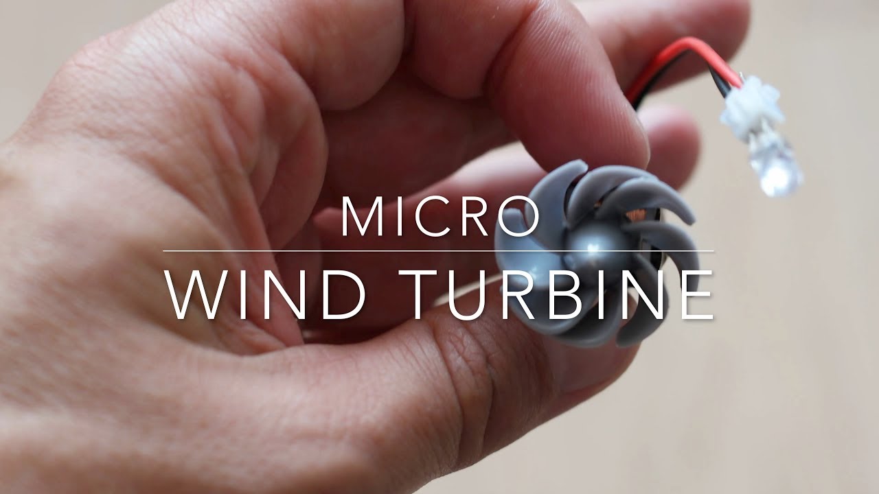 Micro wind turbine - YouTube