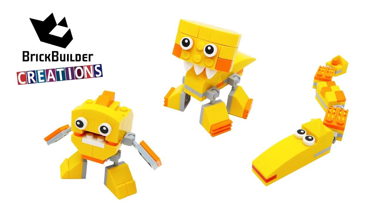 LEGO MOC YELLOW MIXELS | 86pcs | Brick Builder Creations - YouTube