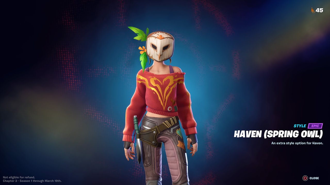 How to Unlock Spring Owl Haven Mask - Fortnite Haven Masks - YouTube
