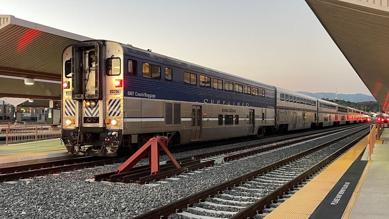 (plus) Amtrak - Southwest Chief (A4 - 11) at LA Union Station - 2/11 ...