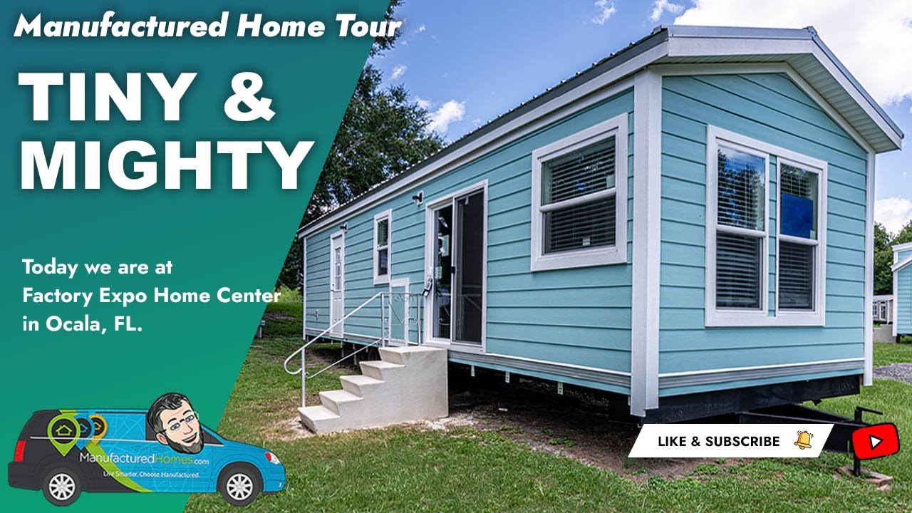 Tiny Home Living Redefined: The Ultimate Single Wide Home Tour - YouTube