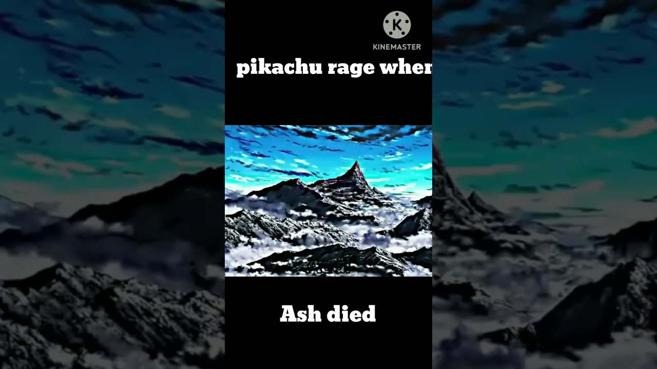 Pikachu rage when ash died #pokemon #pikachu #anime #ash #shorts - YouTube