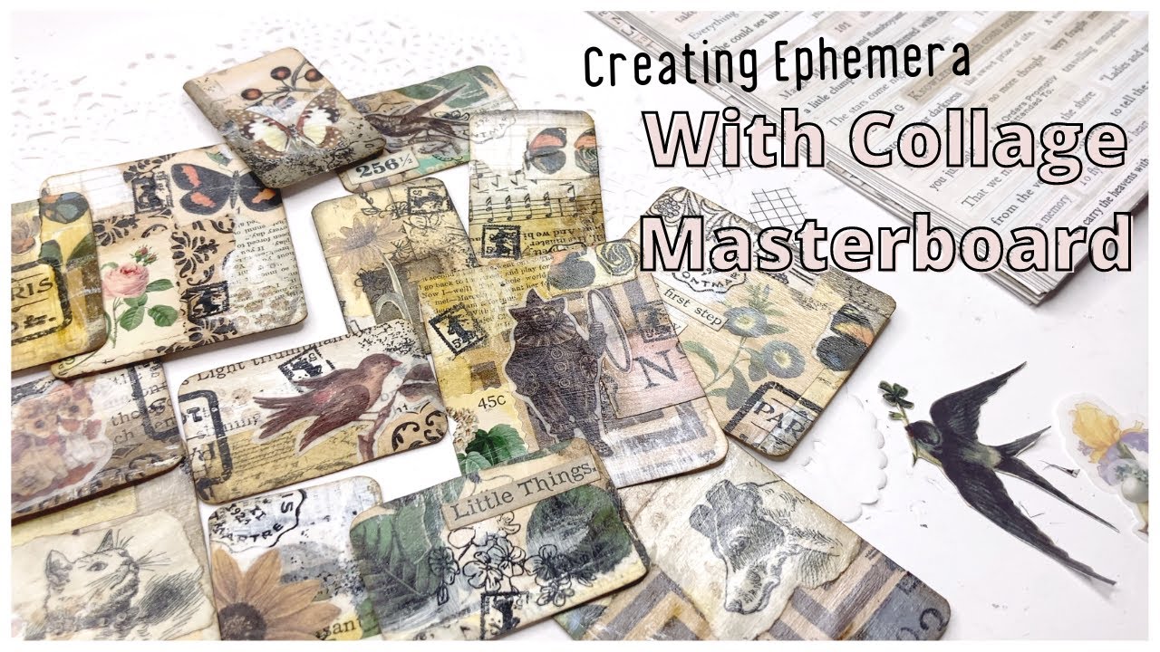 Creating Ephemera Using My Collage Master-board | Inspired By ...
