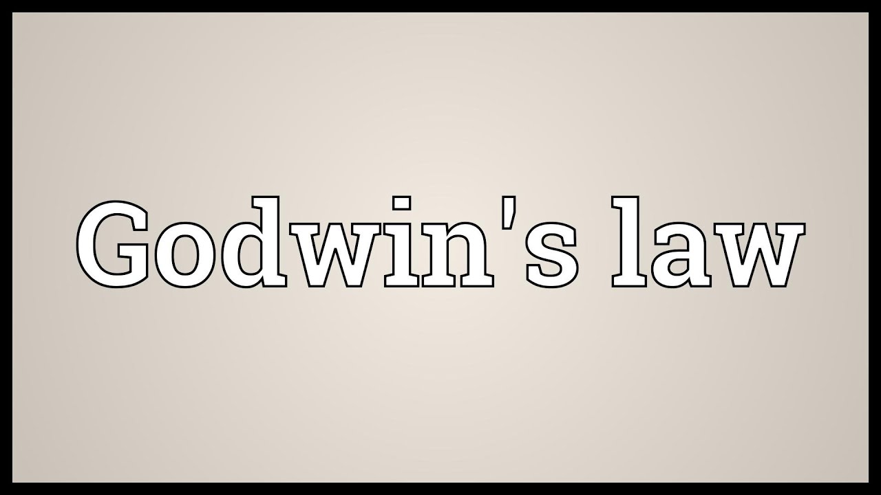 Godwin's law Meaning - YouTube