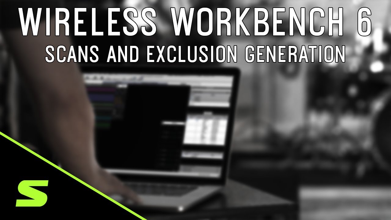 Shure Wireless Workbench 6: Scans and Exclusion Generation - YouTube