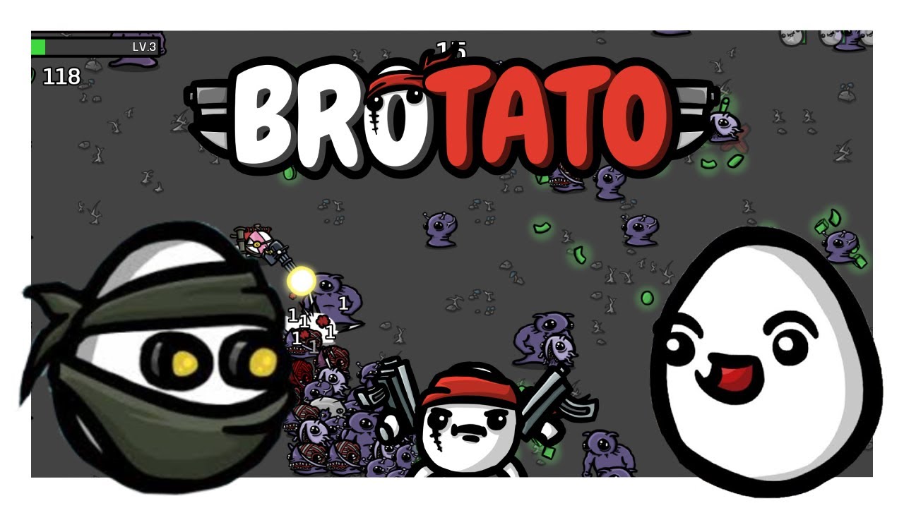 Hunter and Multitasker Run (Brotato Gameplay) - YouTube