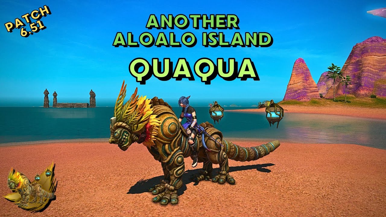 Quaqua - Mount Showcase | FFXIV Patch 6.51 - YouTube