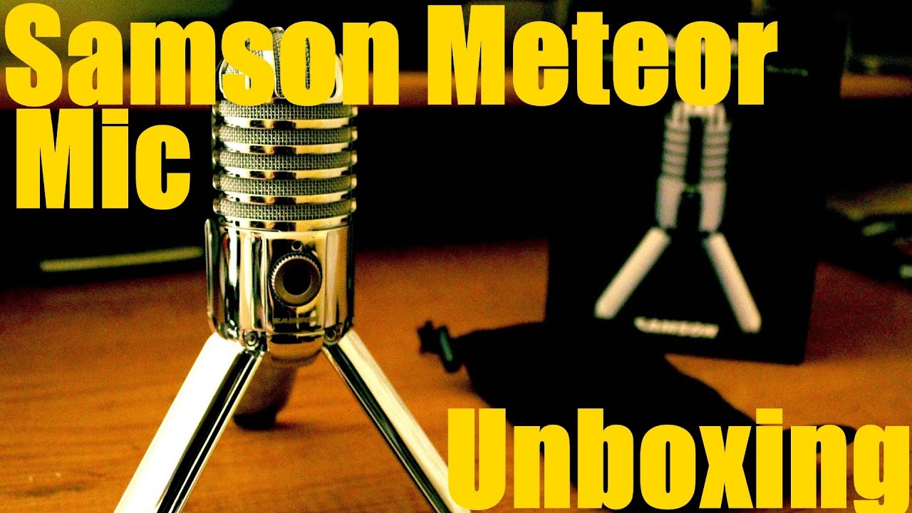 Unboxing Video - Samson Meteor Mic - YouTube