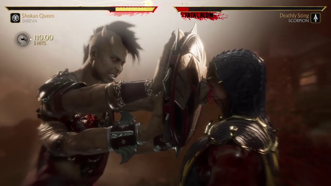 Mortal Kombat 11 Sheeva vs Scorpion - YouTube