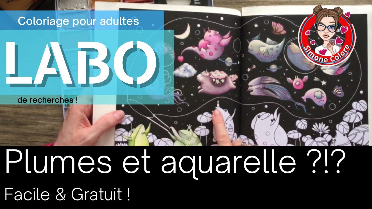 [ Labo de recherches ] Plumes et aquarelles ⁉️ Est-ce possible ...
