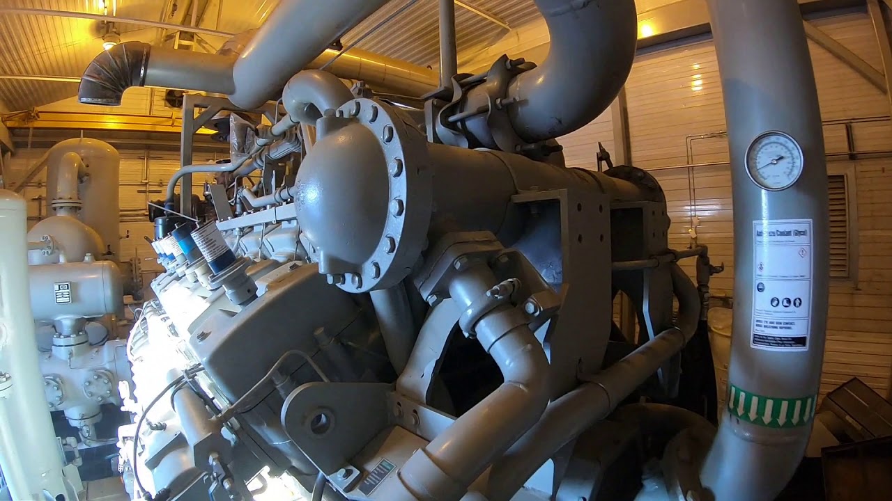Waukesha 7042GL Ariel JGK-4 4 Stage Compressor Package - YouTube