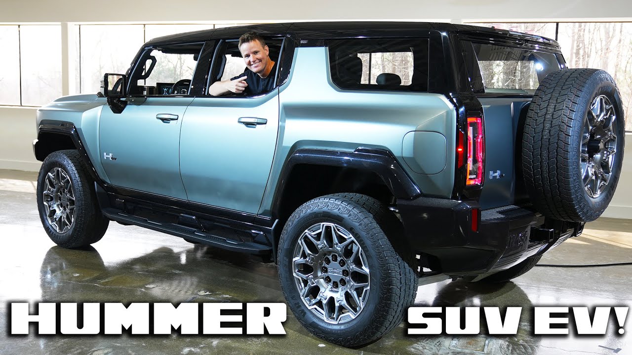 Checking out the Electric Hummer SUV! Is it any good? - YouTube