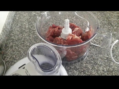 MUTFAK ROBOTU İLE KIYMA ÇEKİYORUZ blendırda kıyma nasıl çekilir #semihanınnefisyemektarifleri