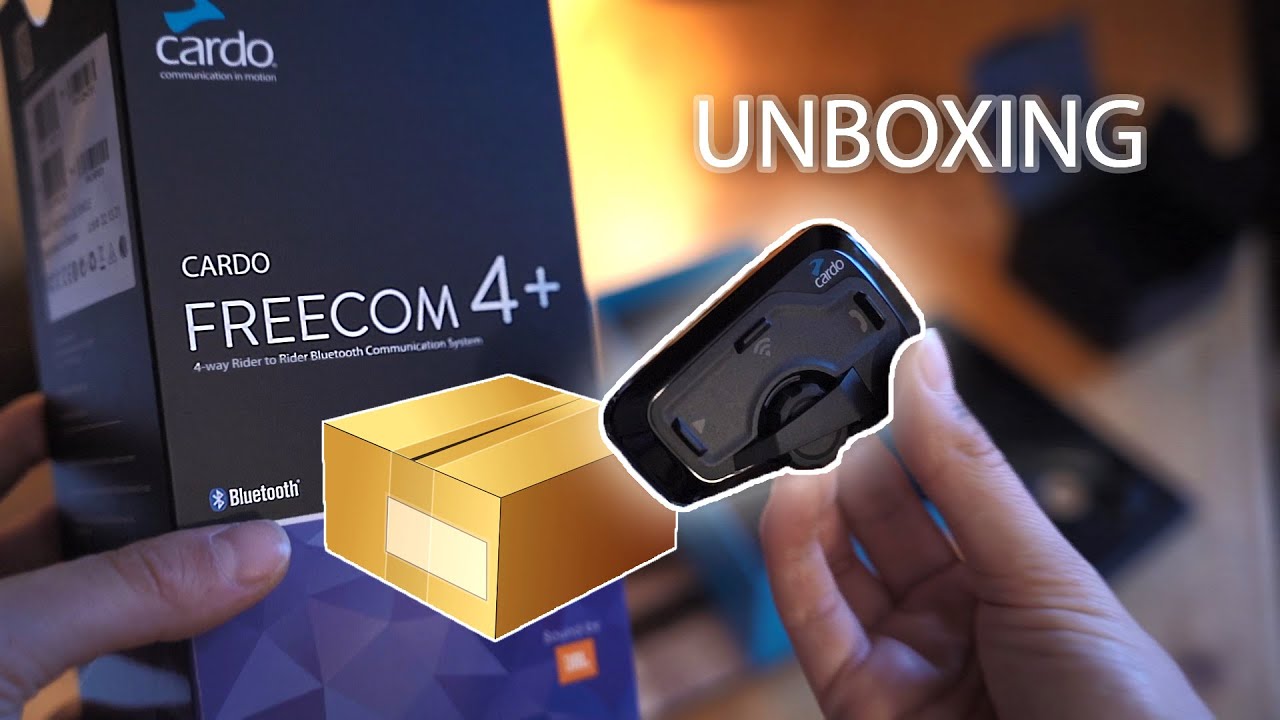 📦 UNBOXING - Intercom CARDO FREECOM 4+ [🔊JBL] - YouTube