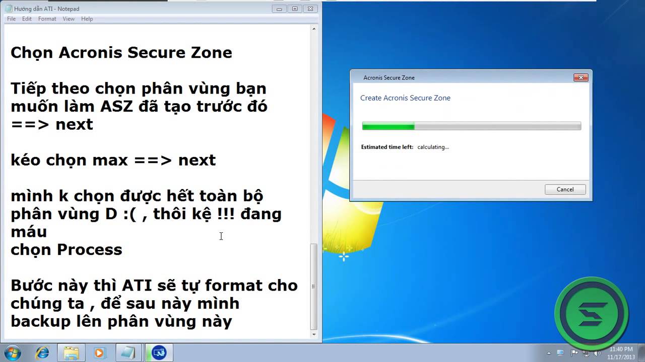 Create acronis secure zone and back up and restore tutorial acronis true images - YouTube