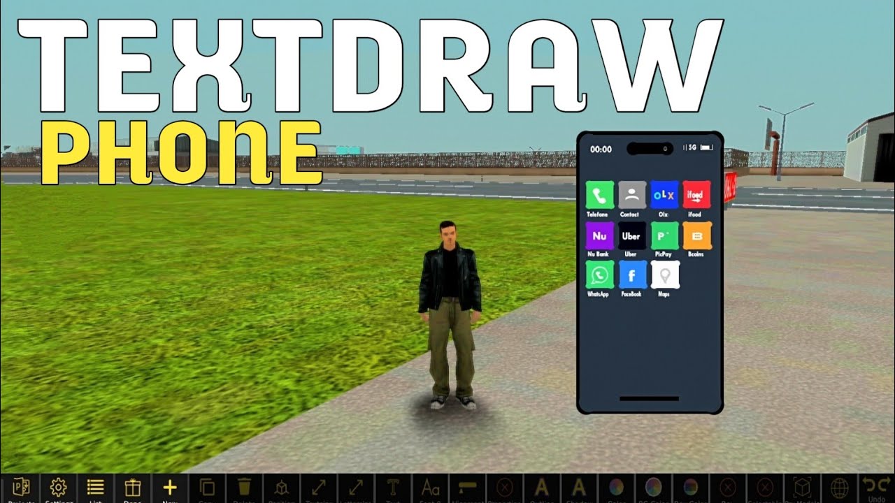 SHARE TEXTDRAW PHONE FULL SCRIPT - GTA SAMP - YouTube