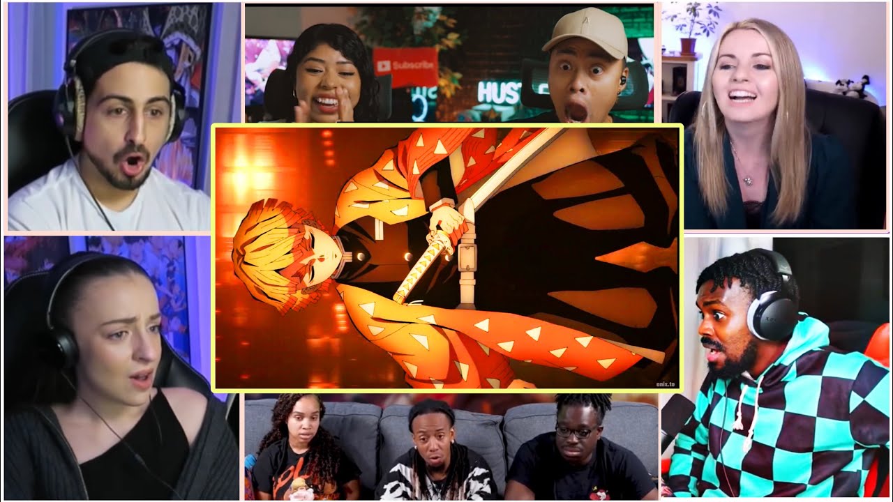 Zenitsu Locked In Reaction ! Mashup Reaction | Demon Slayer S4 Episode ...