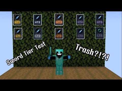 Sword Tier Test - YouTube