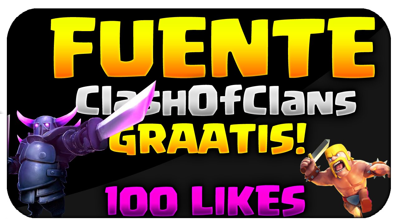FUENTE SUPERCELL CLASH OF CLANS - OFICCIAL FONT FREE CLASH OF CLANS ...