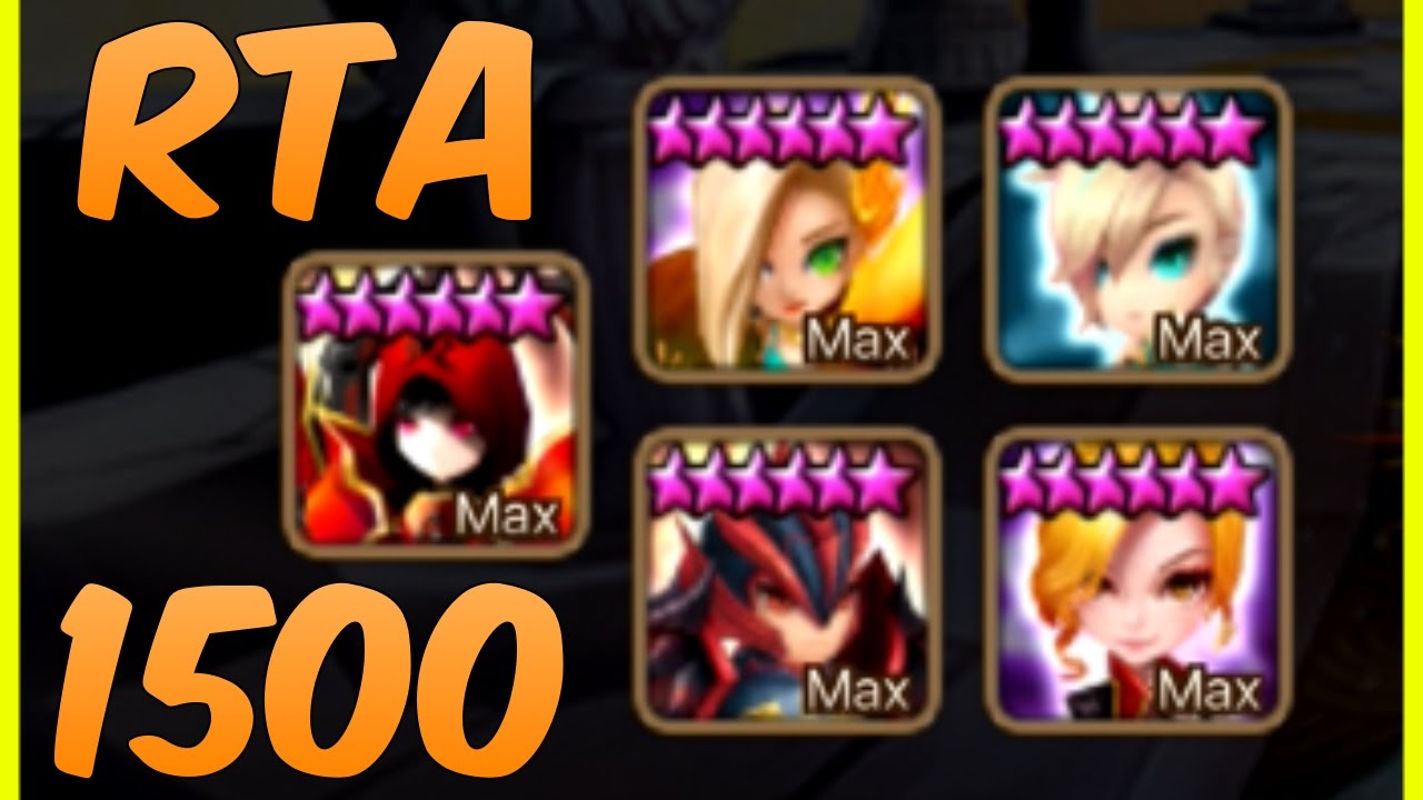 My Top RTA Units + Rank 1500 RTA Match! | Summoners War - YouTube