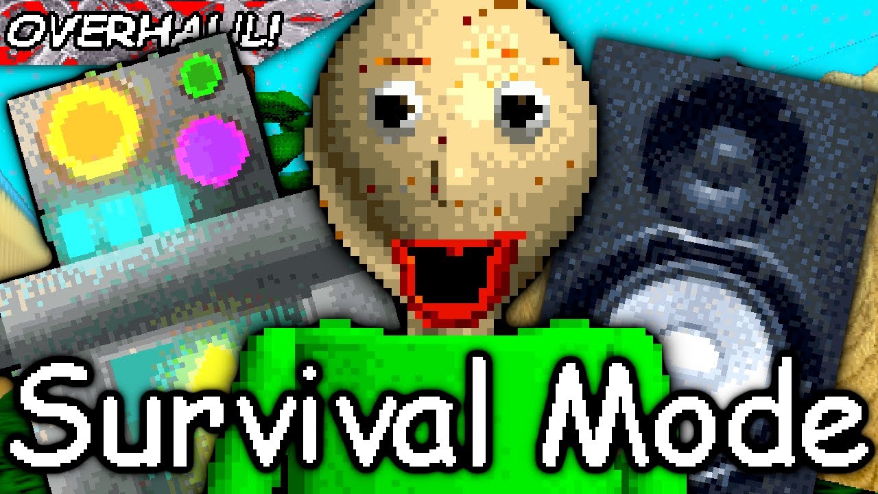 NEW Survival Mode! | Baldi's Basics In Special Things Classic Mode ...