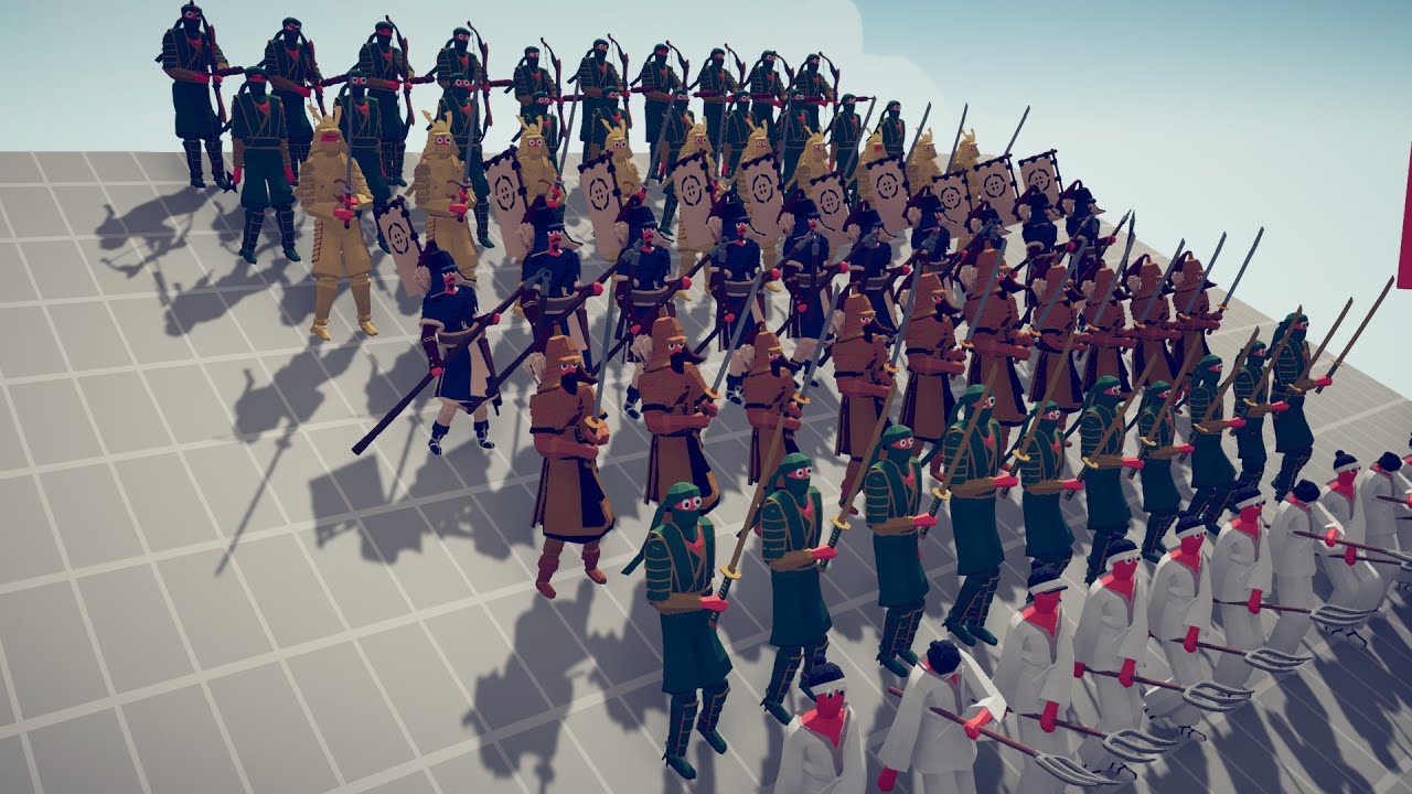 SAMURAI vs AZTEC | Totally Accurate Battle Simulator - TABS - YouTube