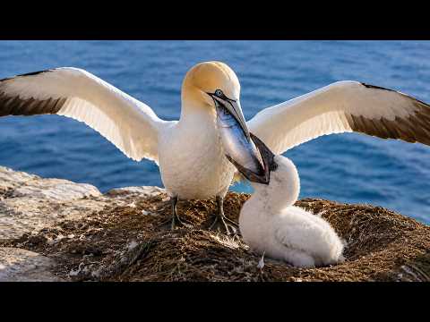 Northern Gannet: 180 Days From Egg to Ocean Flight | Cliff Nest Seabird Survival